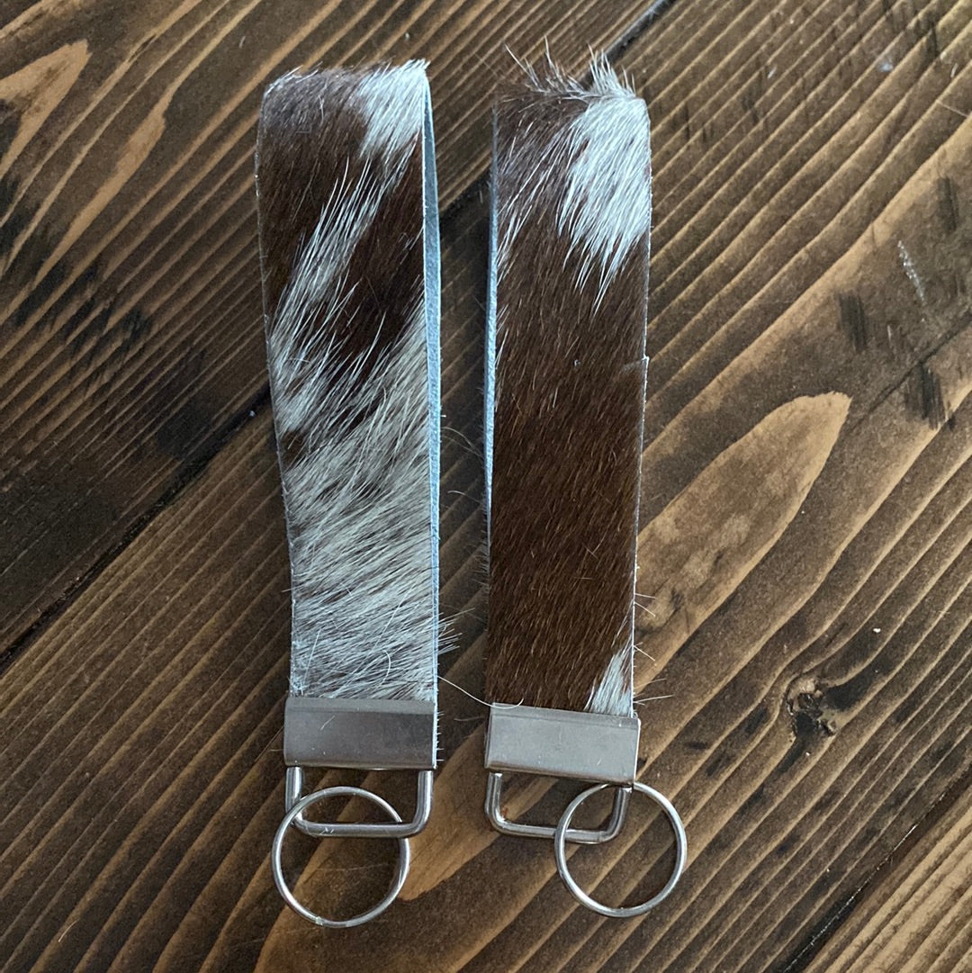 Genuine Cowhide Loop Keychain – Southern Gems Boutique